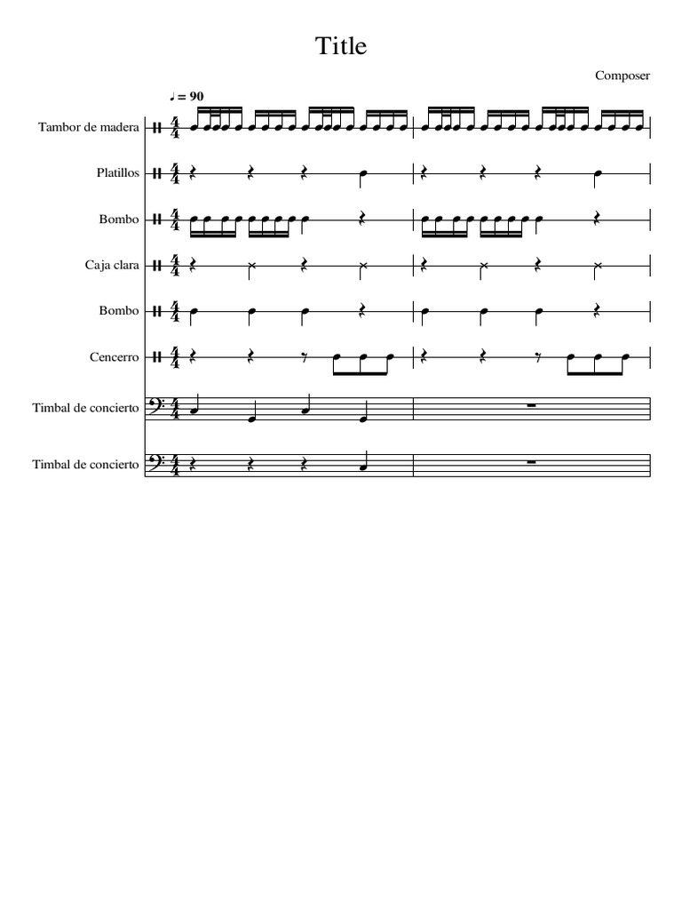 My First Batucada | PDF