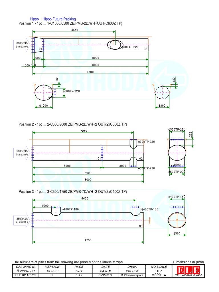 Specification for a Multi-Component Industrial Ductwork System with ...