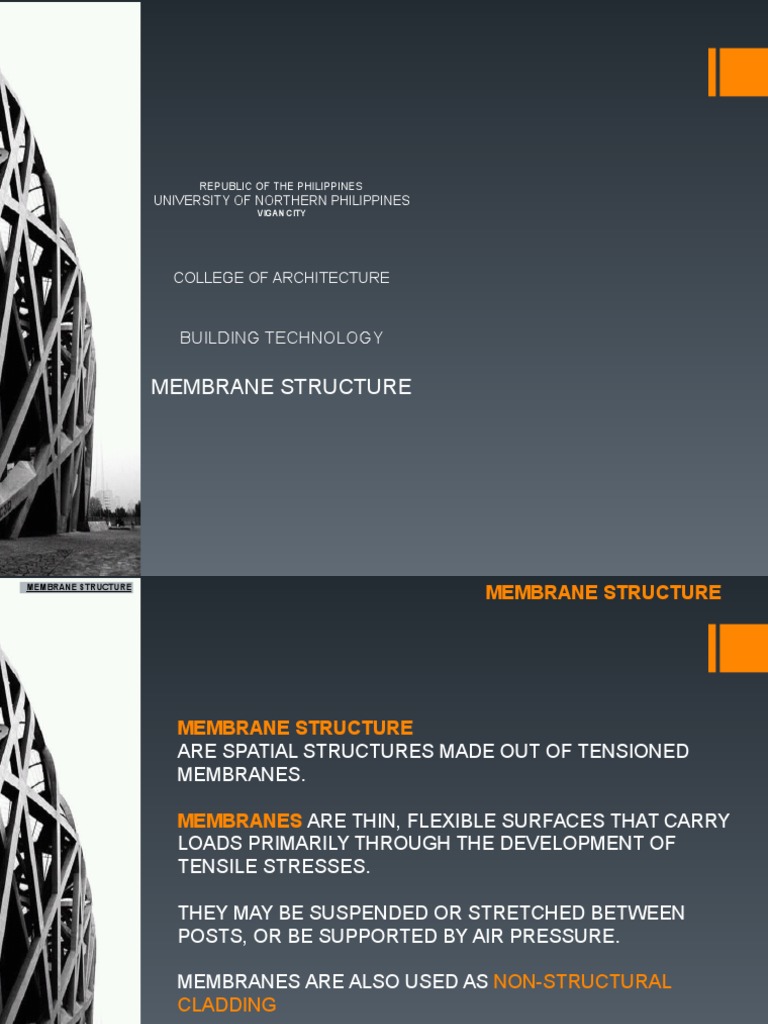 Membrane Structure | PDF | Building Engineering | Building Technology