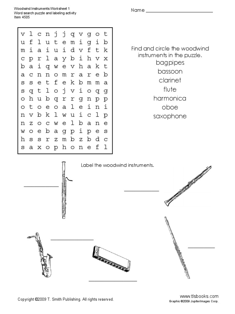 Woodwind Instruments 1 | PDF | Language Arts & Discipline | Home & Garden