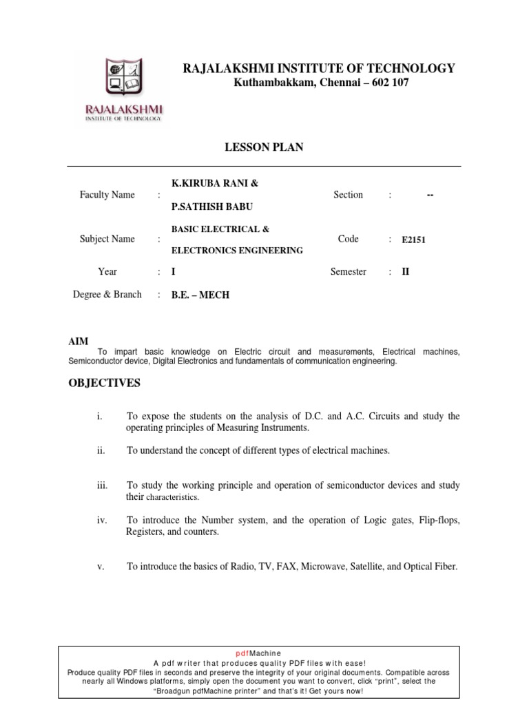 Rajalakshmi Institute of Technology: Kuthambakkam, Chennai | Download ...