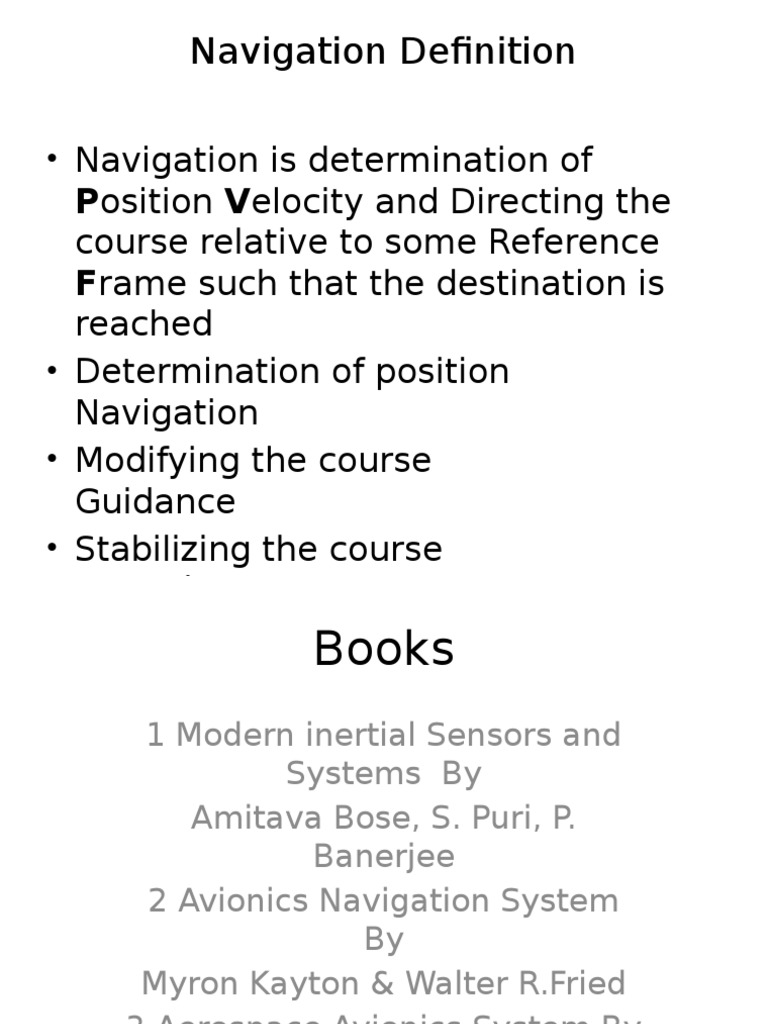 Navigation | PDF