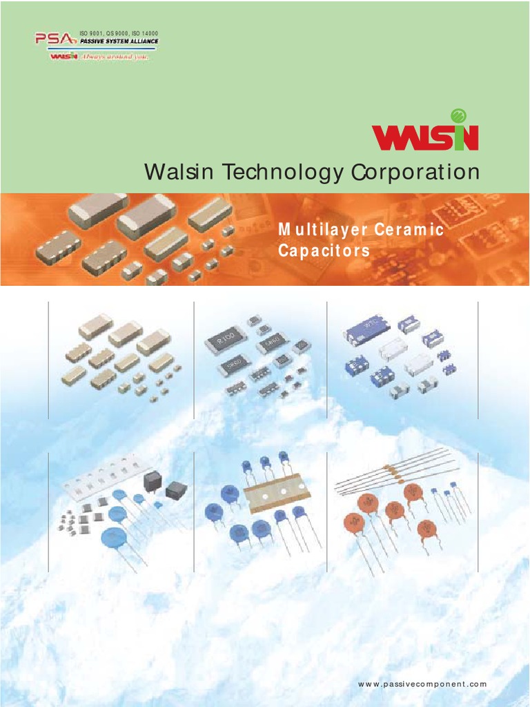 Walsin Technology Corporation: Multilayer Ceramic Capacitors | PDF