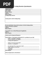 SOS Feeding Approach | PDF | Occupational Therapy | Autism Spectrum