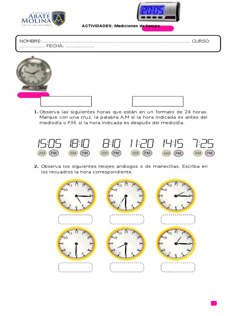 Guia Matematica La Hora | PDF