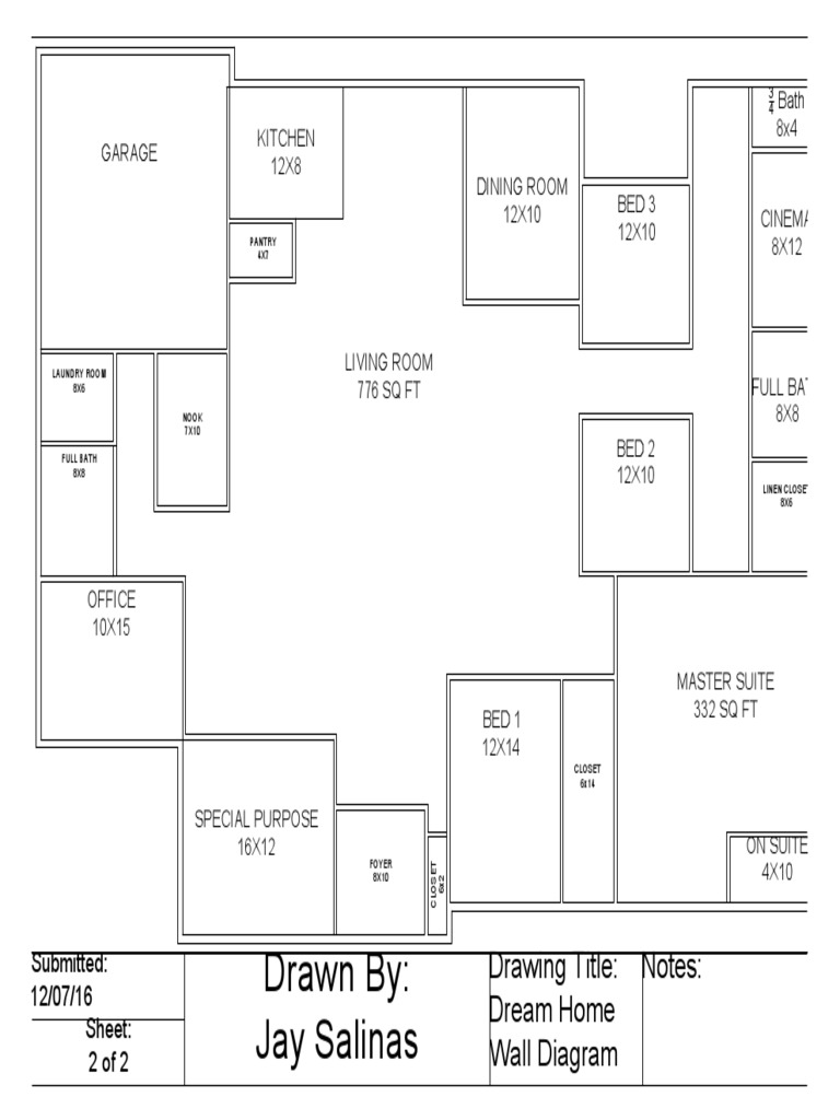 Dream Home Wall Diagram | PDF | Home & Garden
