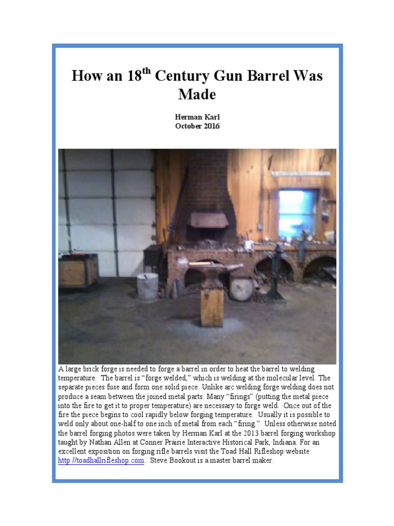 How A Gun Barrel Was Made | PDF | Projectile Weapons | Metalworking