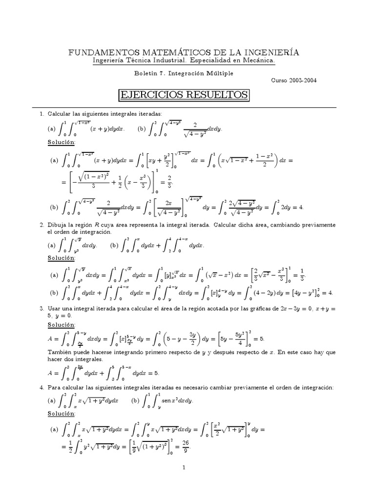 Manual Ejercicios Resueltos Calculo | PDF