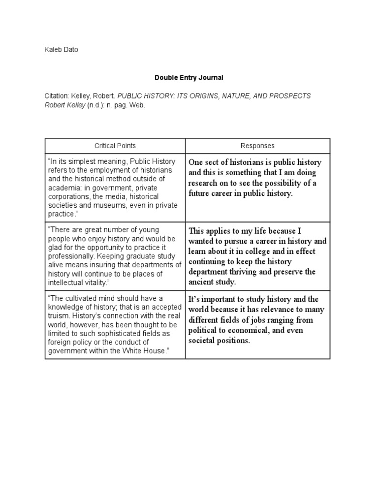 Double Entry Journal Source 3 | PDF