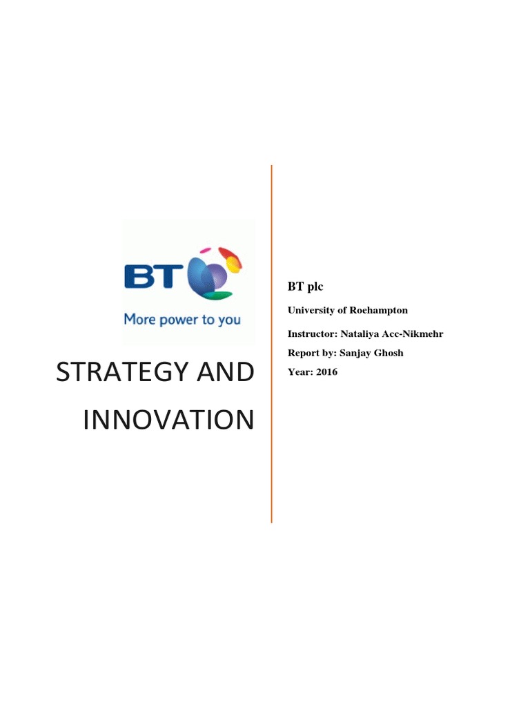 BT Business - Strategy and Innovation | Strategic Management ...