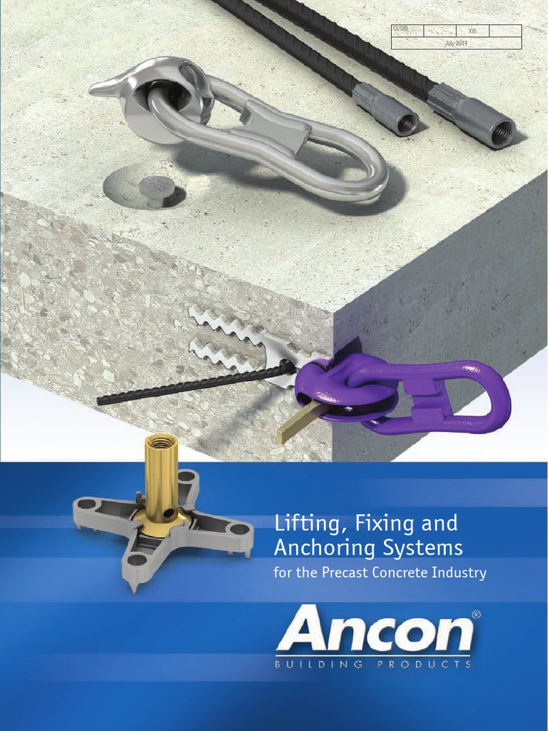 Ancon's Precast Concrete Accessories Manual | Screw | Galvanization