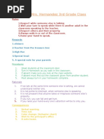 3rd Grade Classroom Rules | PDF