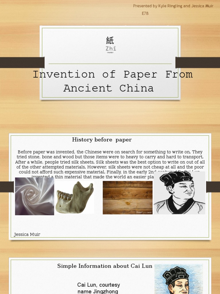 Invention of Paper From Ancient China | PDF | Printing Materials | Paper