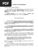 Chattel Mortgage Agreement Sample | PDF | Mortgage Law | Natural ...