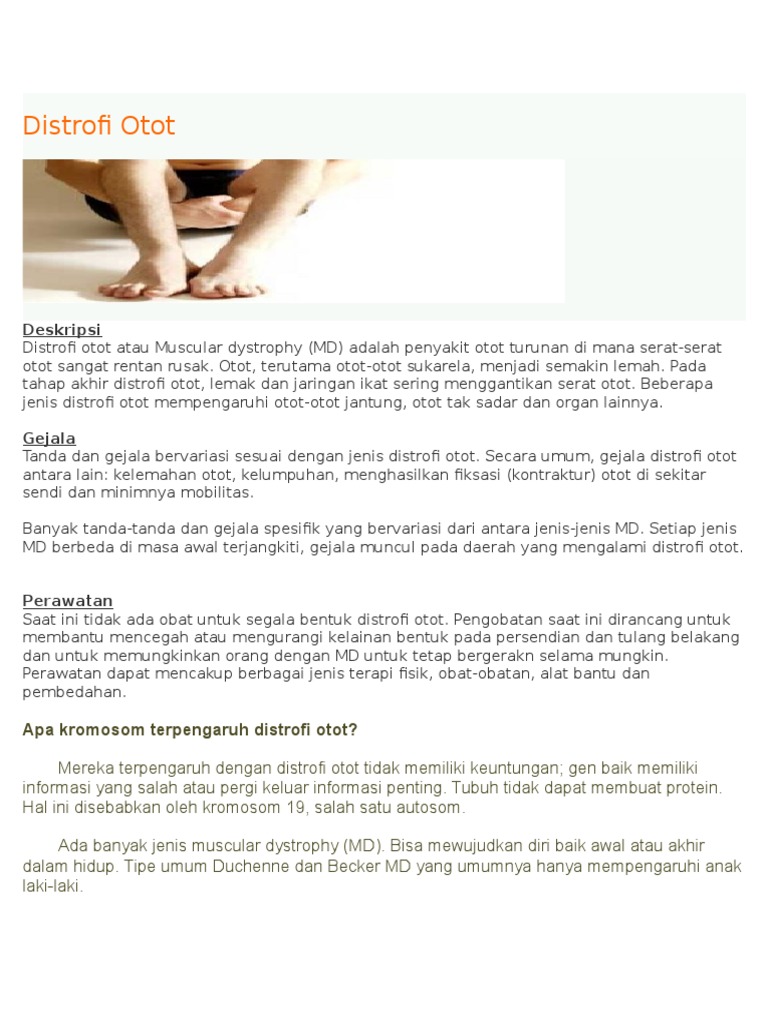 Distrofi Otot | PDF | Pengembangan Diri | Sains & Matematika