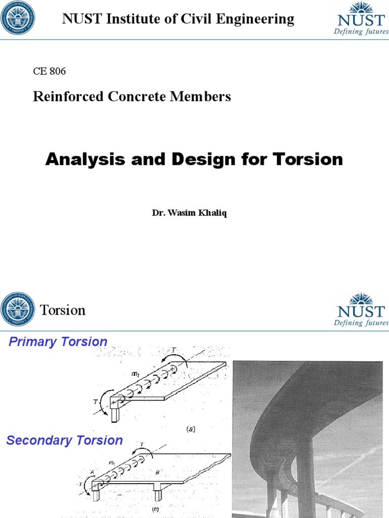 Torsion Analysis in Reinforced Concrete | PDF | Stress (Mechanics ...