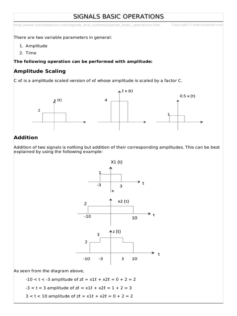Signals | PDF | Science & Mathematics | Technology & Engineering