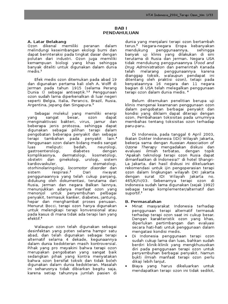 Terapi Ozon | PDF