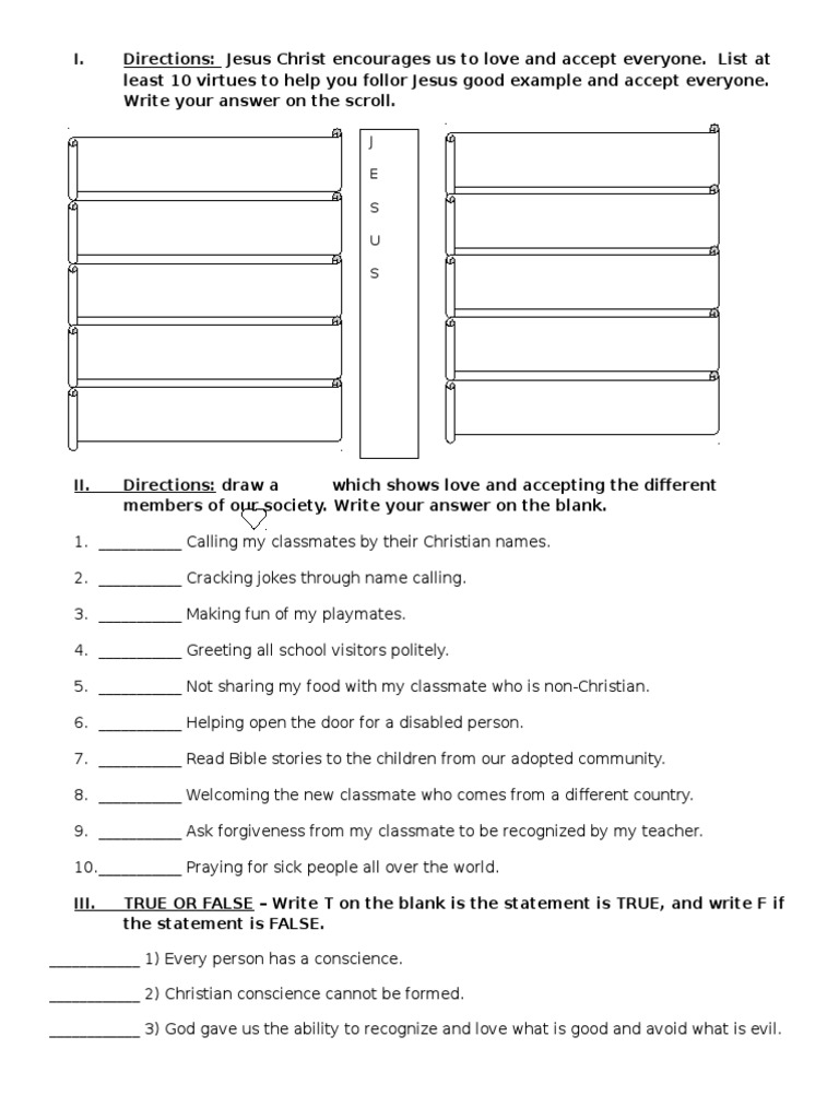 Second Quarter Exams Grade 4 Religion | Sin | Religious Conversion