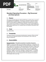 Toolpusher Job Description | PDF | Oil Well | Drilling Rig