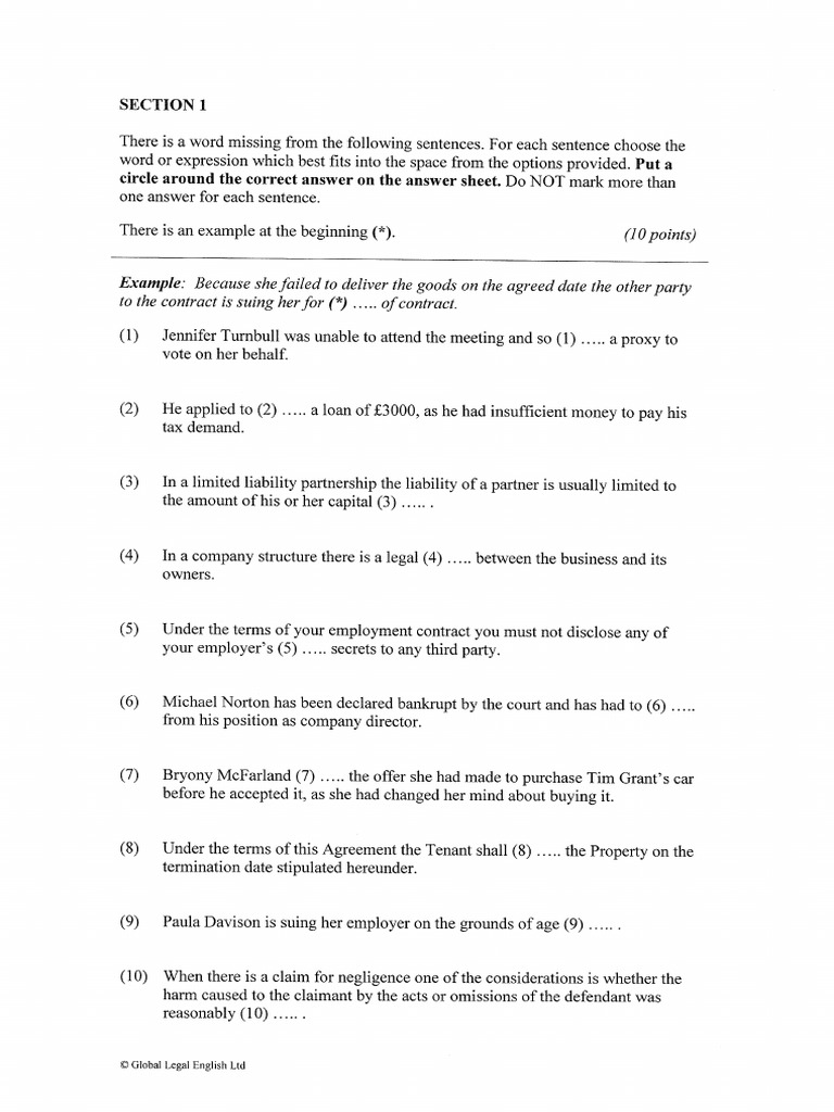 TOLES Higher Exam Website Sample.2 | PDF