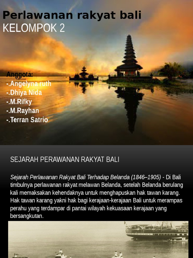 Perlawanan Rakyat Bali | PDF
