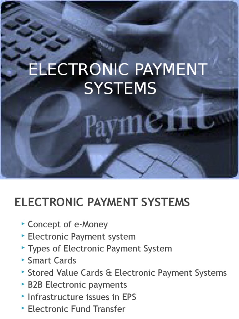 Overview of Electronic Payment Systems | PDF | Payments | Cheque