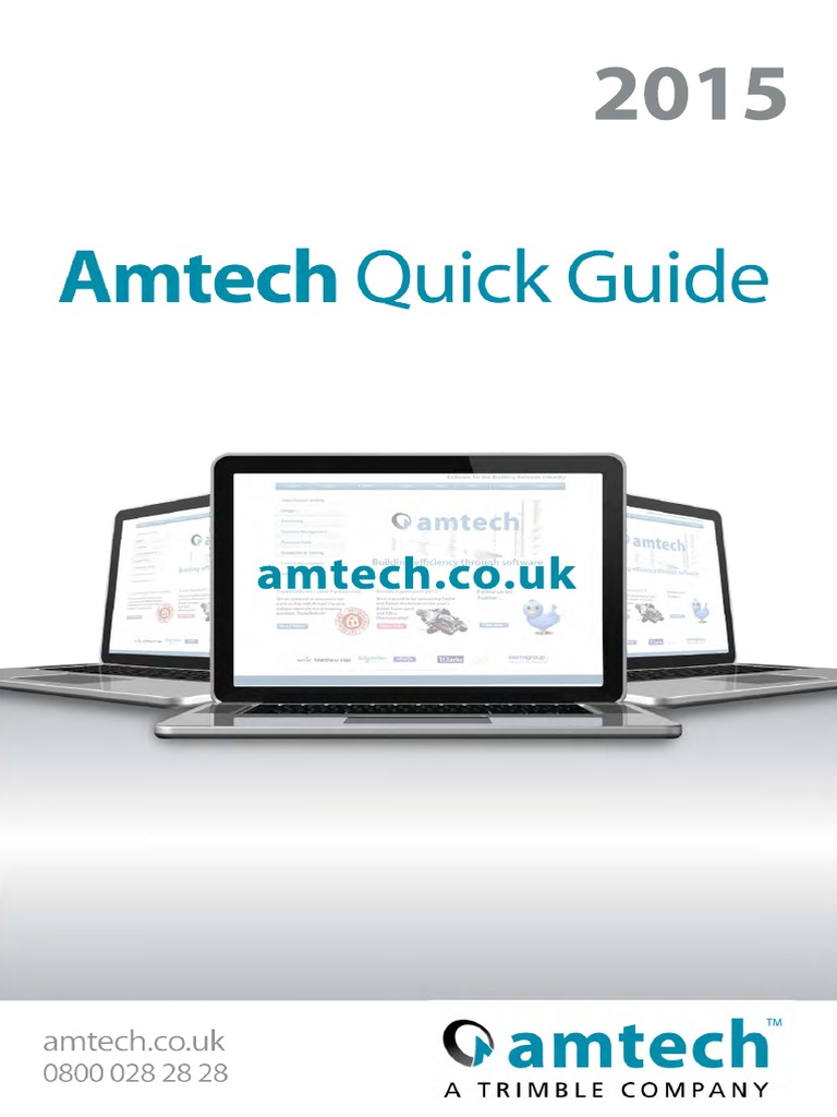 Amtech Quick Guide 2015 | PDF | Installation (Computer Programs) | Email