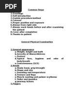Lower Limb OSCE Exam Checklist | PDF