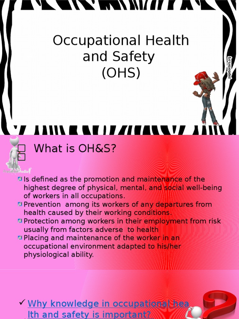 OHS Animation | Download Free PDF | Occupational Safety And Health ...