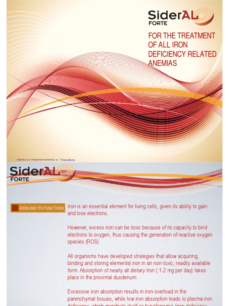 Sideral Forte | Anemia | Health Sciences