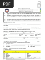 Borang PB1 Borang Permohonan Bantuan Persekolahan | PDF