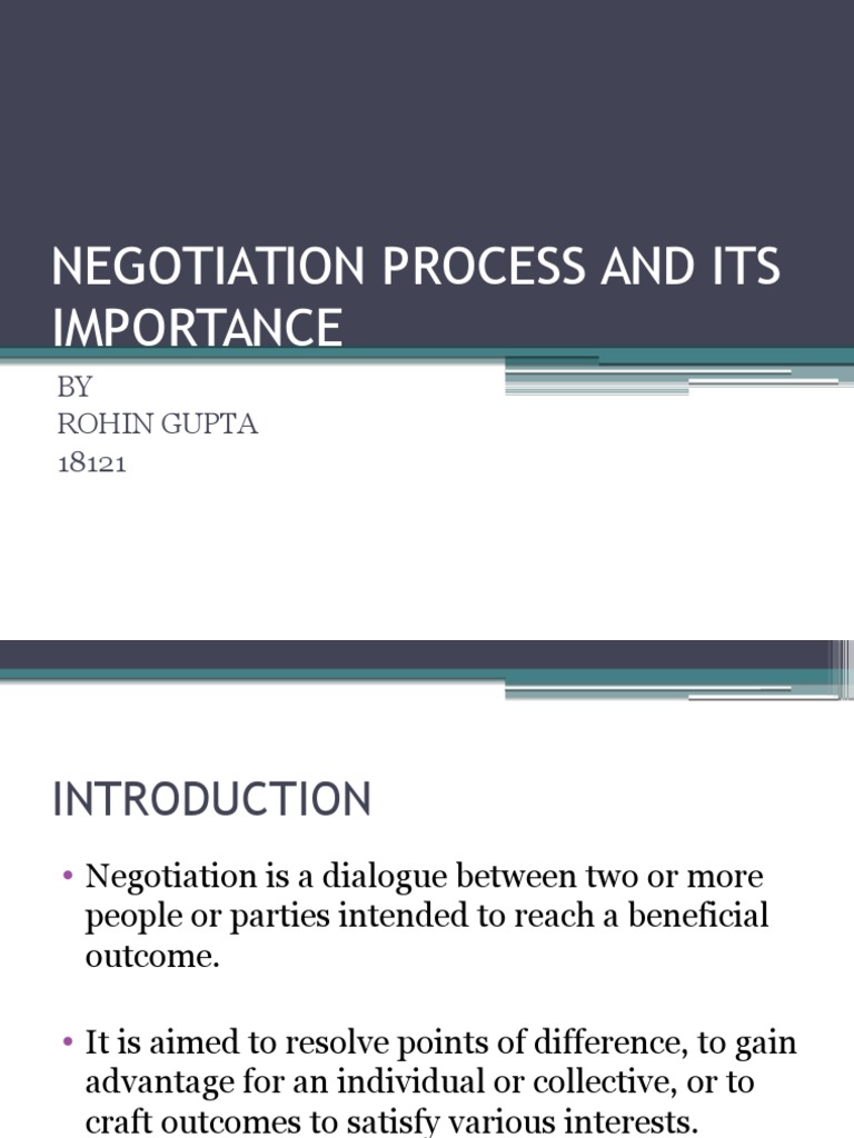 Essential Negotiation Process Guide | PDF | Negotiation | Apple Inc.
