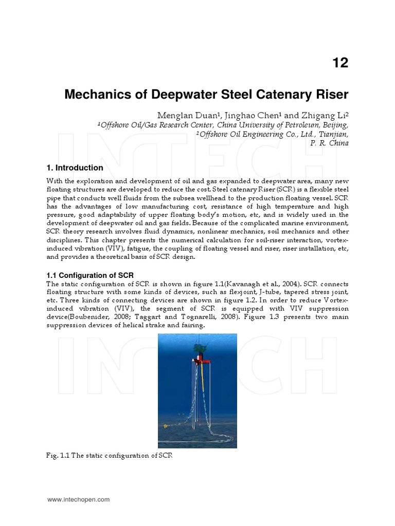 Steel Catenary Risers | PDF | Reynolds Number | Turbulence