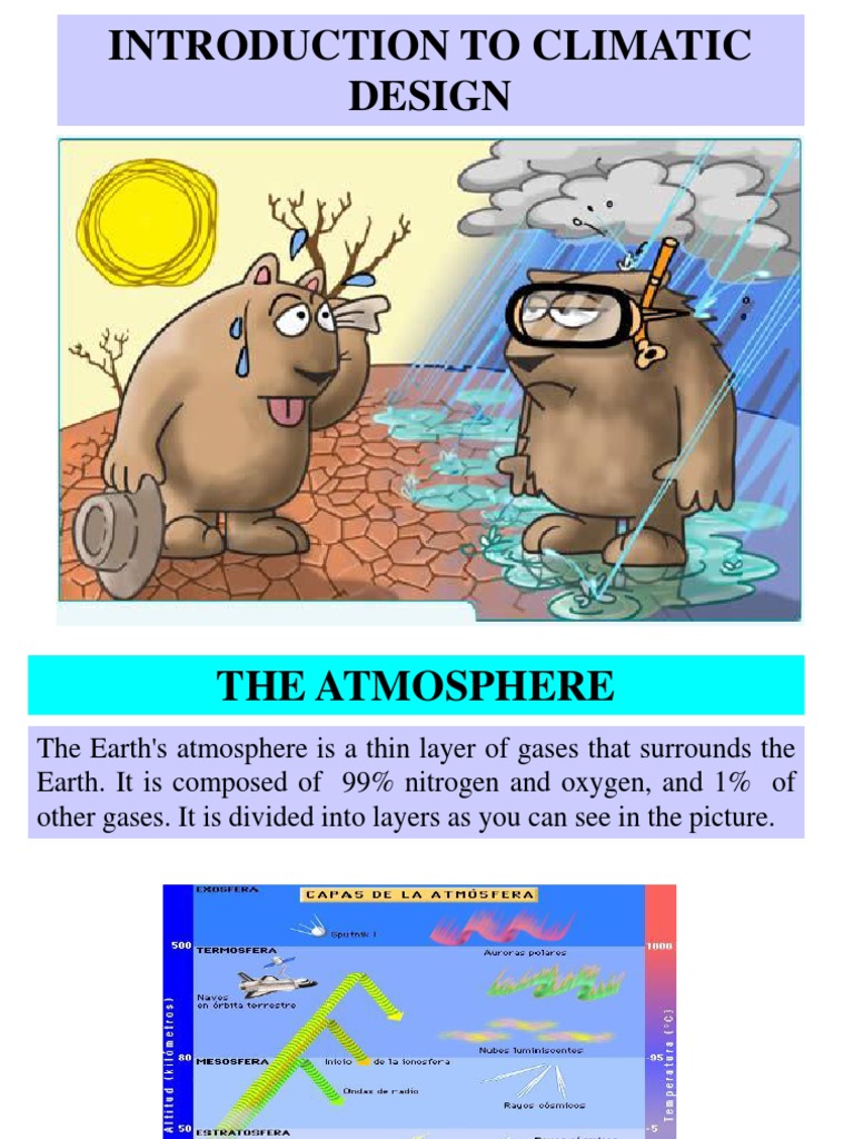 1 Introduction To Climatic Design | PDF | Atmosphere Of Earth | Climate
