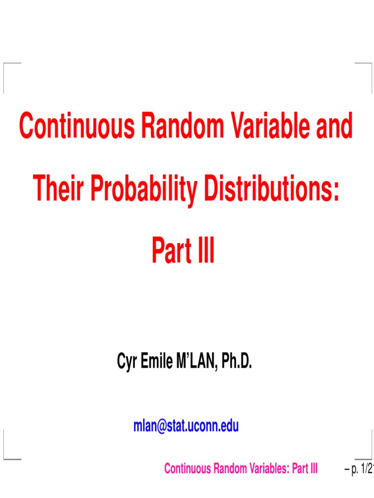 LectureNotes9 PDF | Download Free PDF | Normal Distribution ...