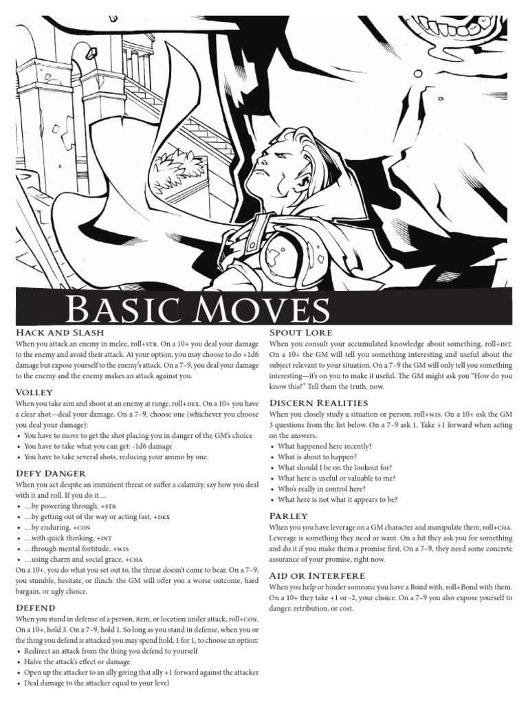 Dungeon World Character Sheet | PDF | Magic (Paranormal) | Prayer