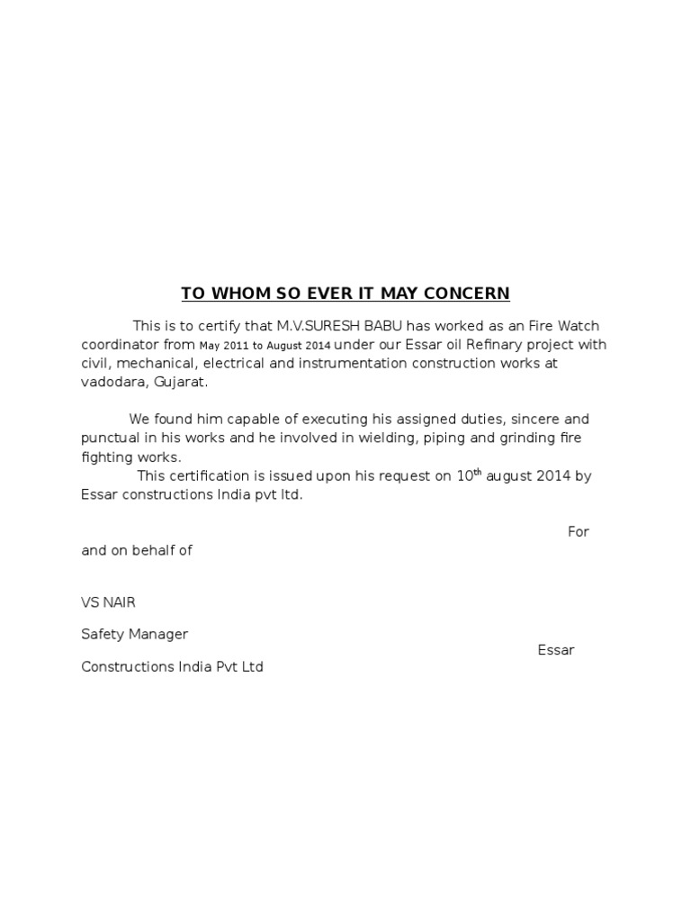 Essar Fire Fighting | PDF