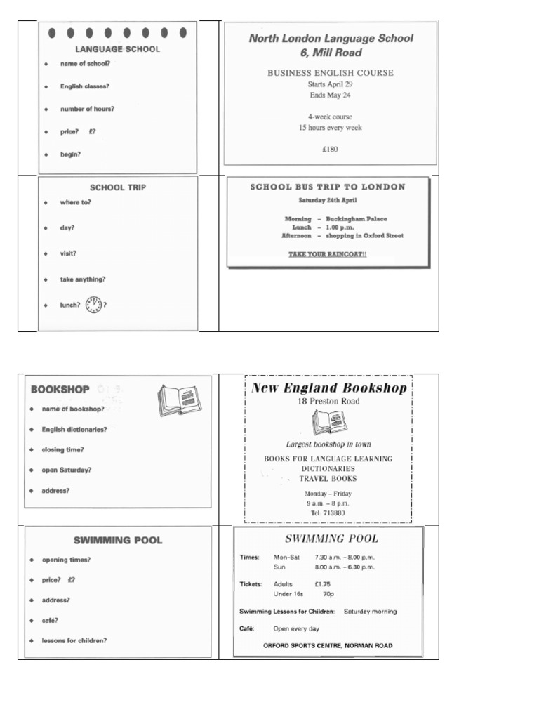 KET Cards PDF | PDF