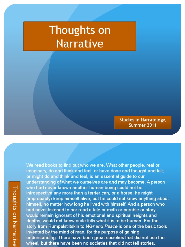 Exploring the Power and Purpose of Storytelling Through Philosophical ...