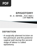 Episiotomy and Episiorrhaphy | PDF | Childbirth | Clinical Medicine