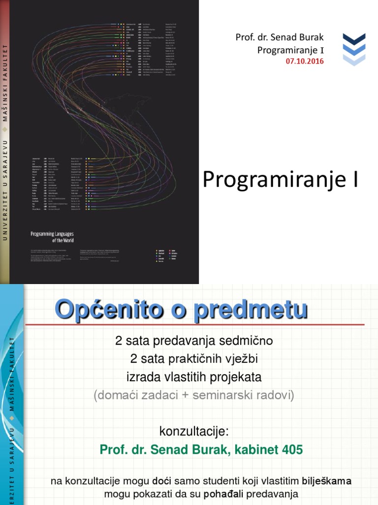 Programski Jezici 1 | PDF