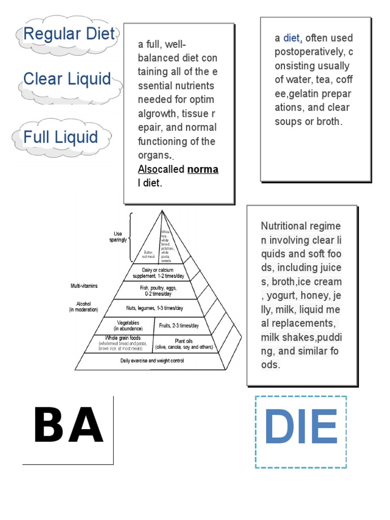 Regular Diet | PDF | Cuisine | Food And Drink