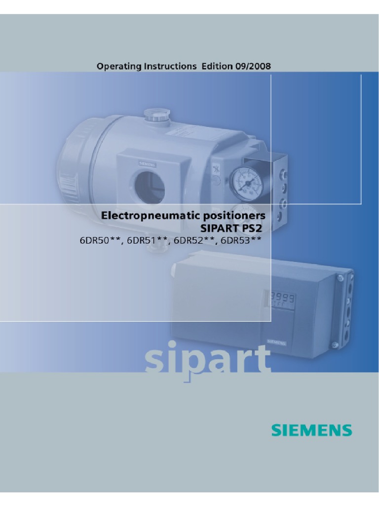Positioner SIPART PS2 en-US | Switch | Computer Programming