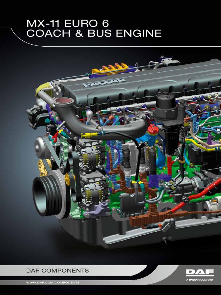 PACCAR MX-11 Coach Bus Engine Specs | PDF | Turbocharger | Cylinder ...