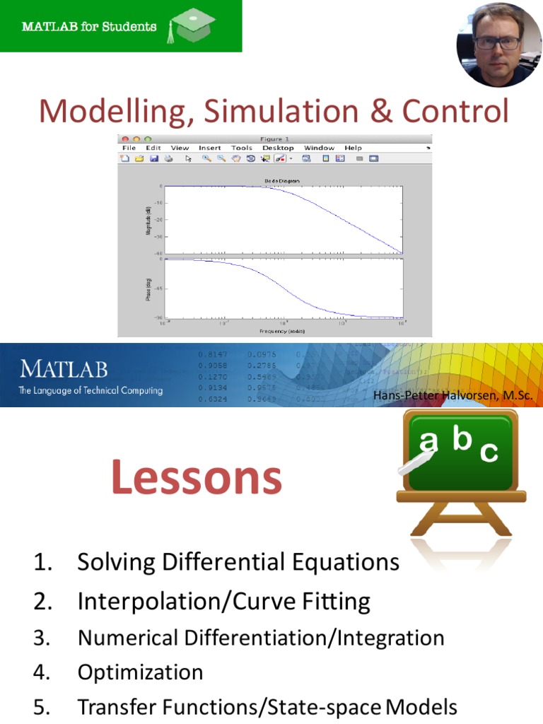 Part 2 Modelling and Simulation in MATLAB - Overview | Download Free PDF | Numerical Analysis ...