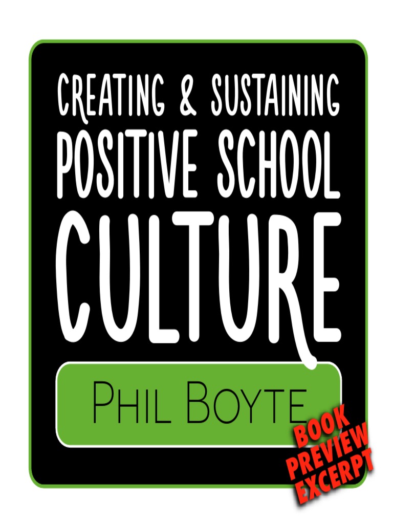 Excerpt of Positive School Culture Phil Boyte | PDF | Trust (Emotion ...