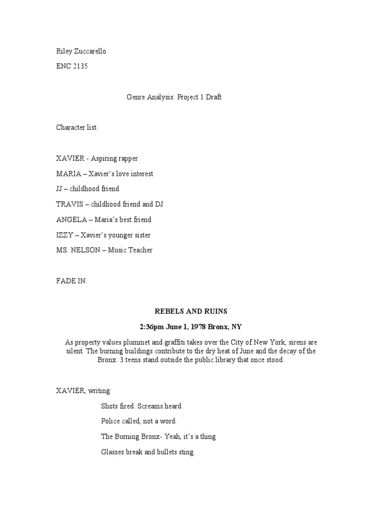 Project 1 Draft | Download Free PDF | Rapping | Popular Music