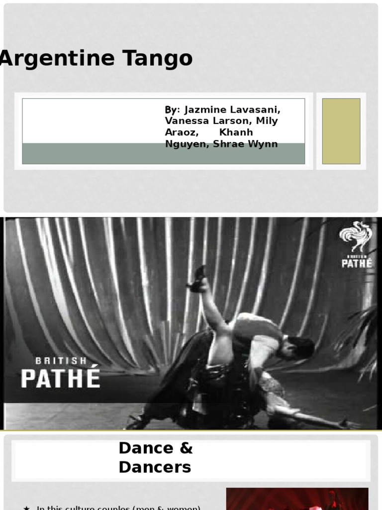 Tango | PDF | Tango | Dances