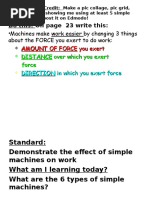 Simple Machines Questions With Answers | PDF